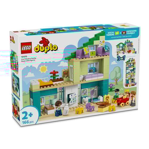 LEGO Duplo 3 in 1 Modern Family House with Figures 10470 | Toys”R”Us ...