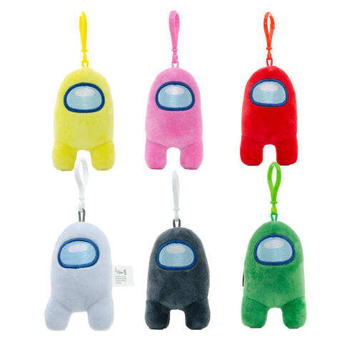 Among Us Official 4" Standard Plush with Clip-on (2D Visor) - Assorted ...